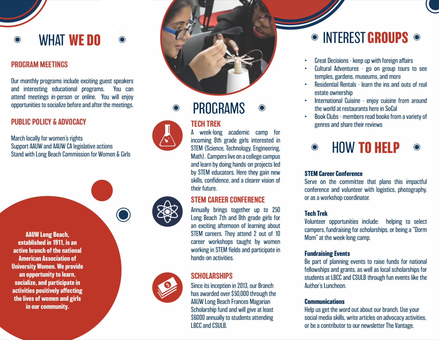 Membership Brochure | AAUW Long Beach (CA) Branch